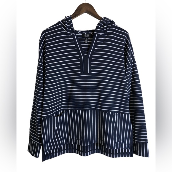 Jones New York | Tops | Jones New York Nautical Hoodie Large | Poshmark